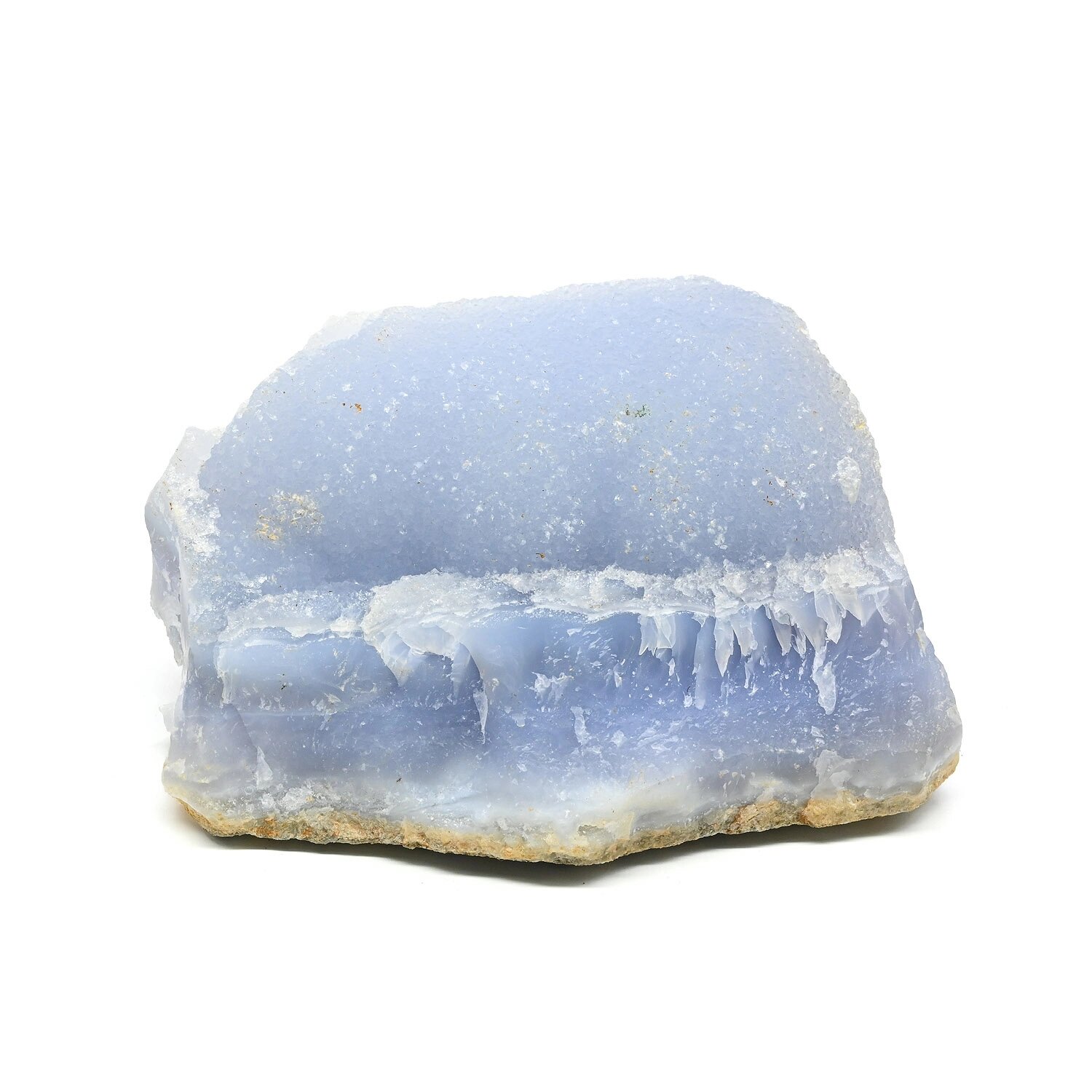 Минерал агат голубой (сапфирин) 80*57*40мм, 249г .