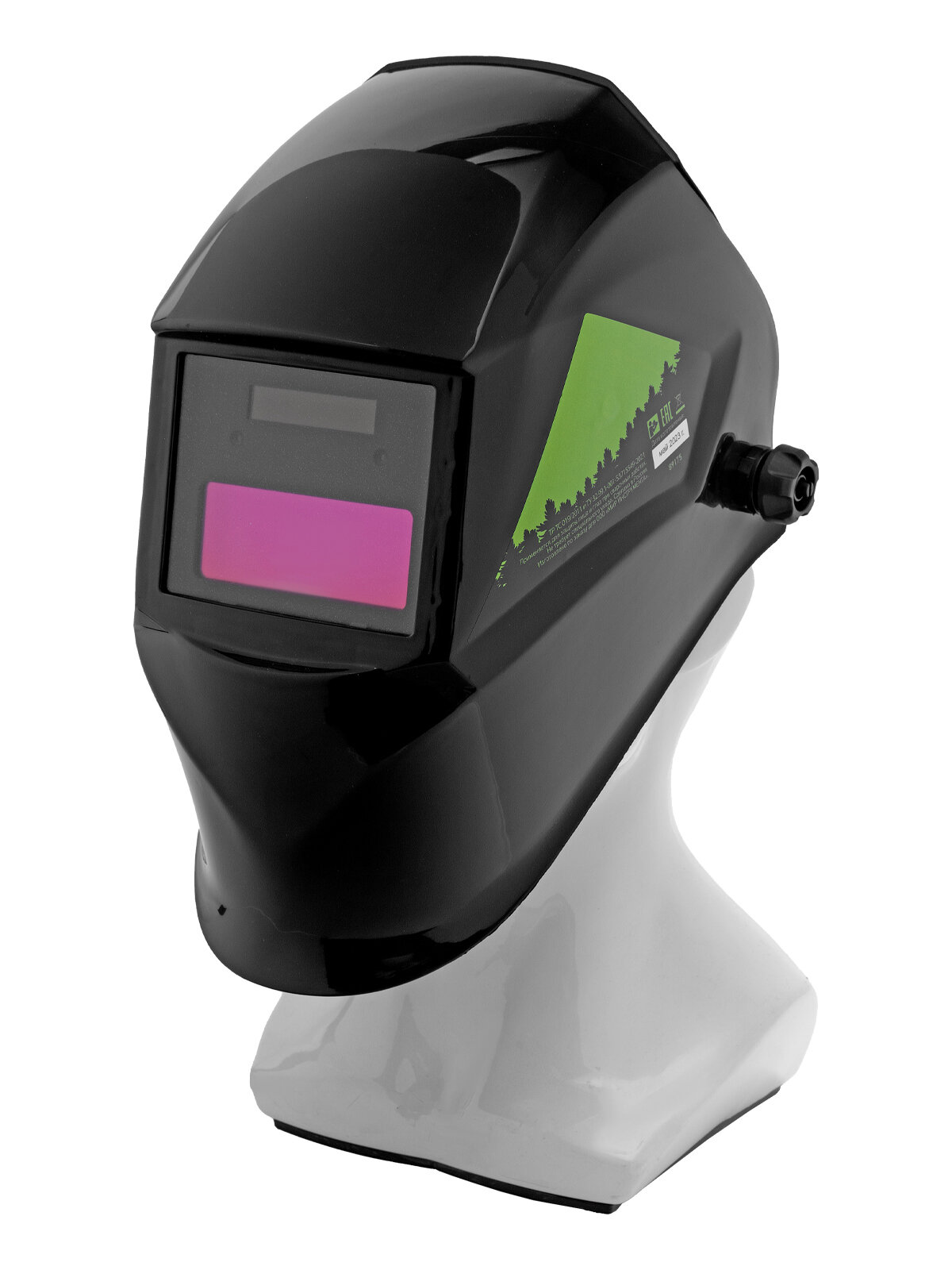 Щиток защитный Сибртех лицевой маска сварщика с автозатемнением Ф1 пакет 89175