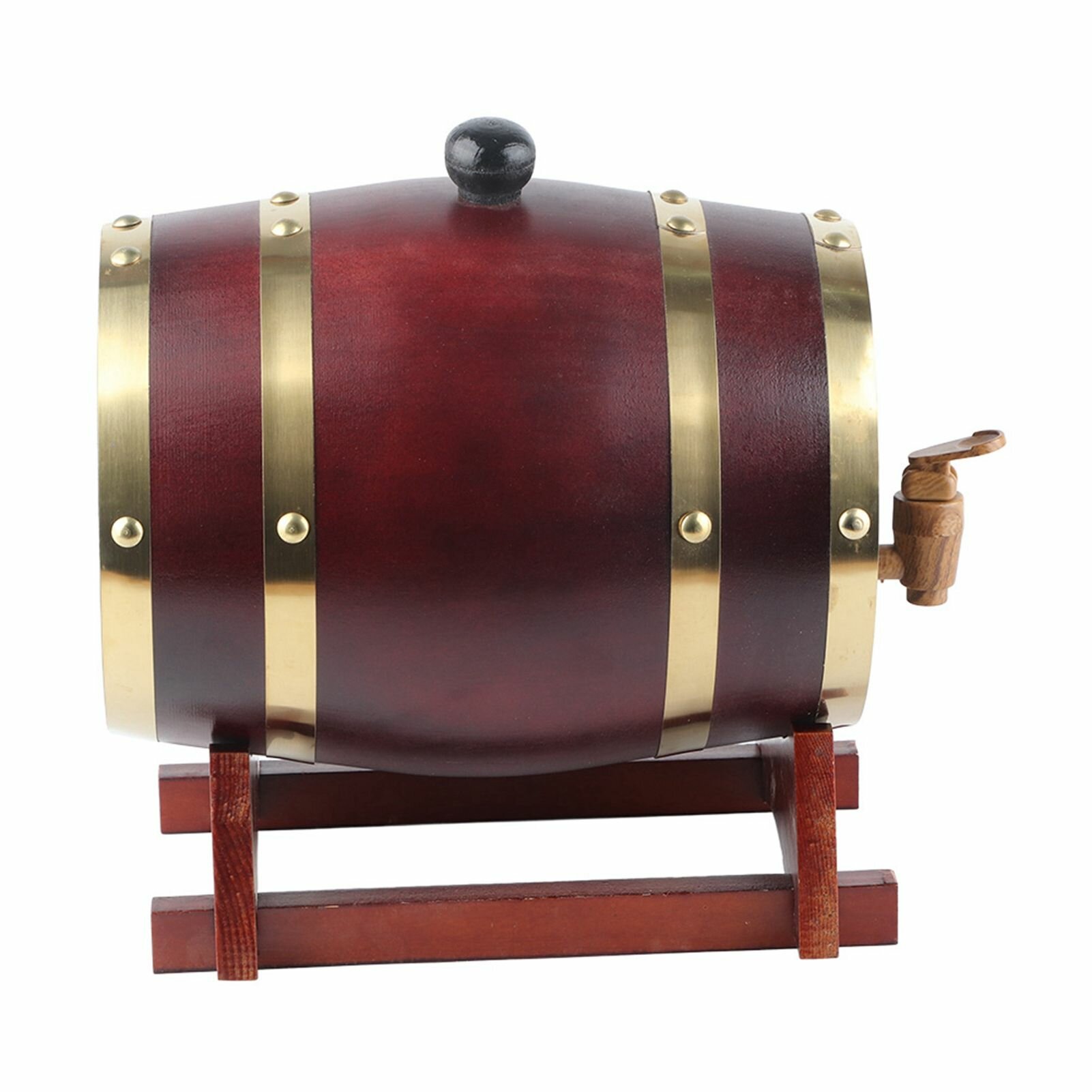 Дубовая бочка 3 л, винтажный стиль, для домашнего вина