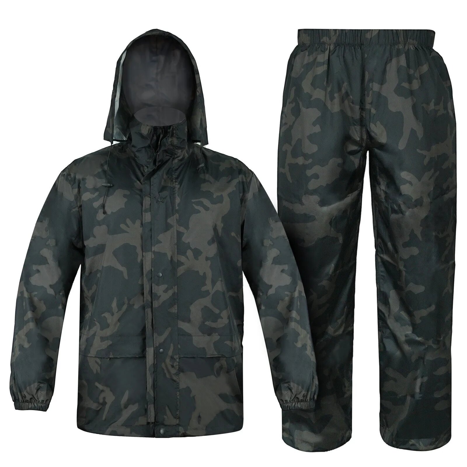 Тактический камуфляжный плащ Tactical CP М, CP Black