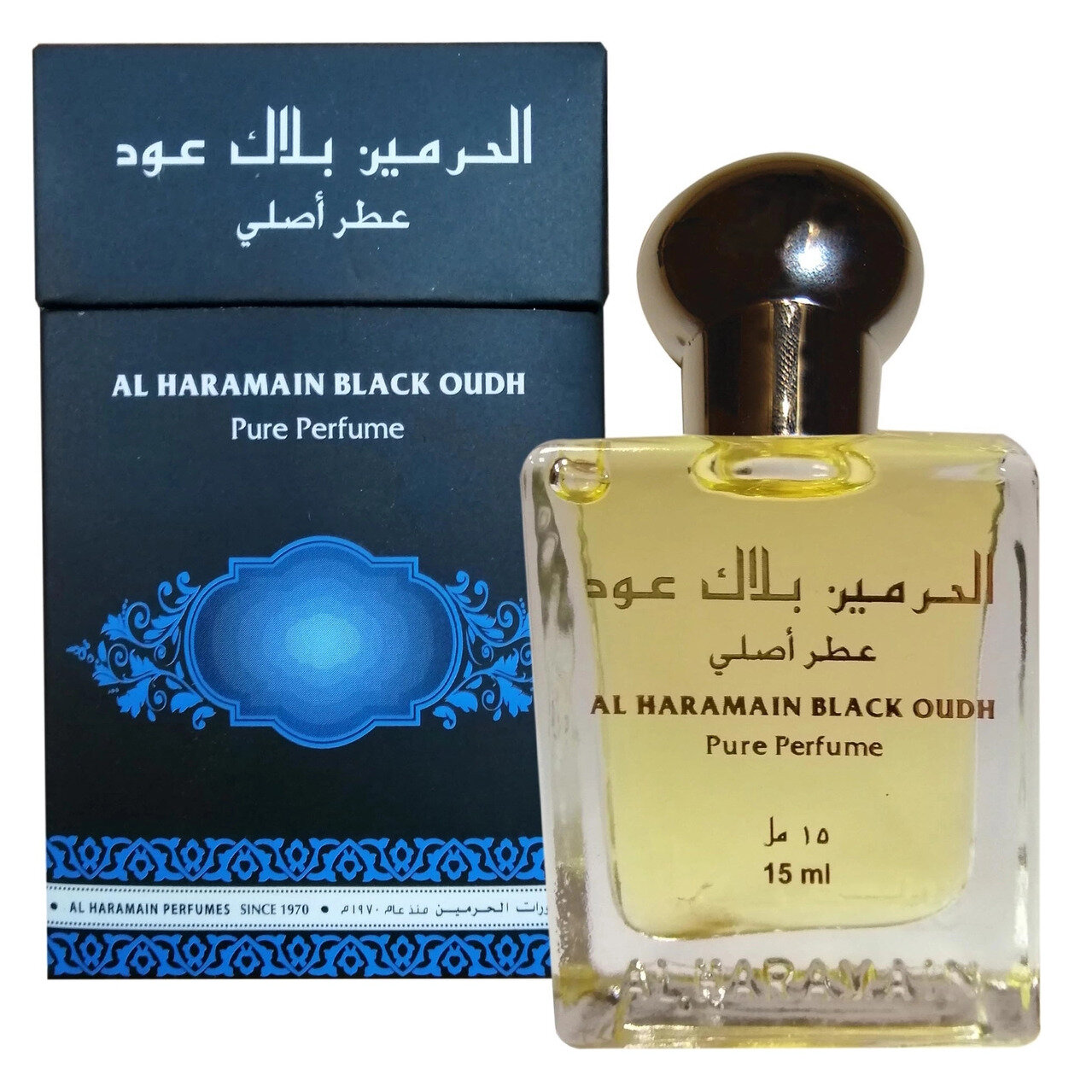 Духи для мужчин Al Haramain Black Oudh 100 мл / Парфюм Аль Харамейн Блек Уд / Чёрный Уд