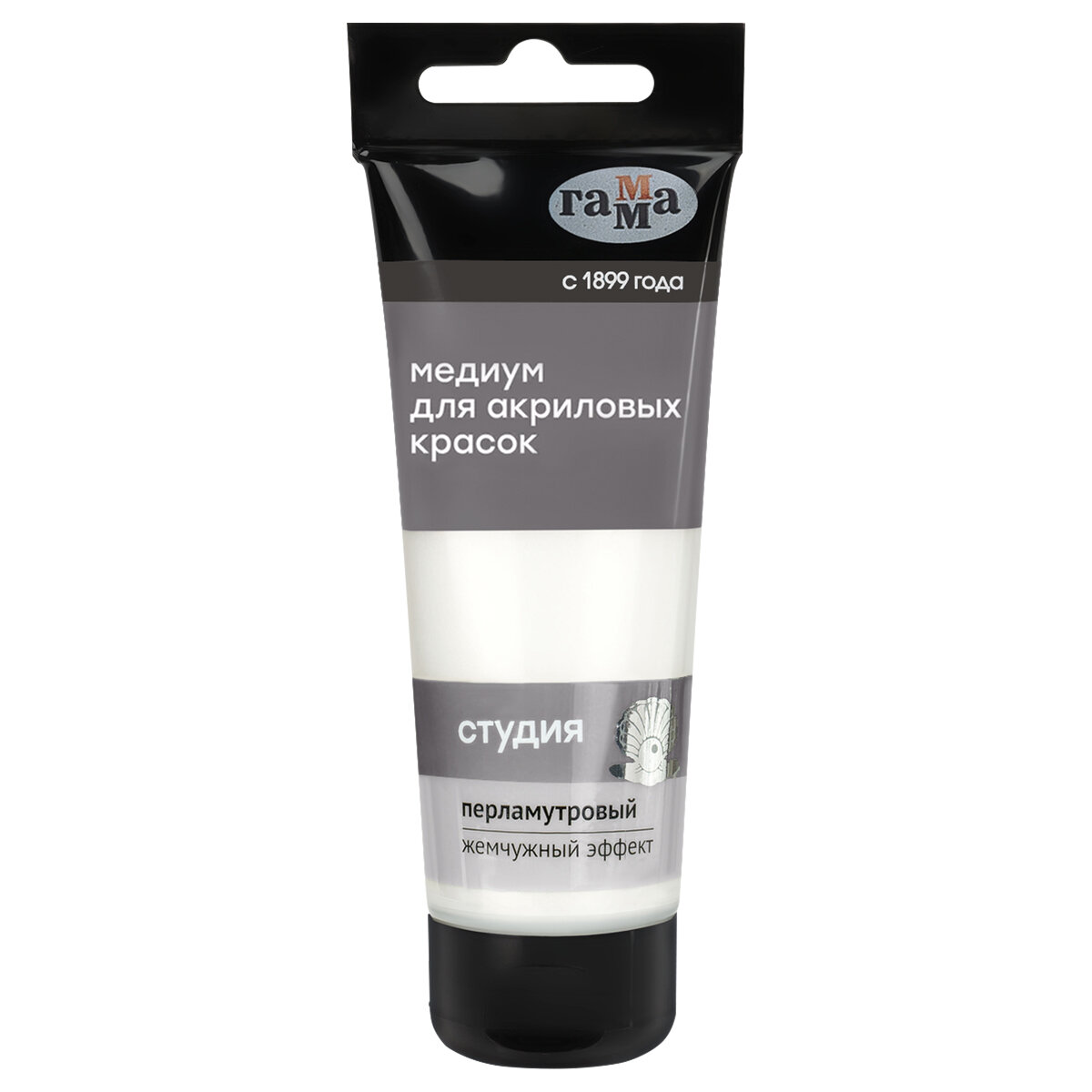 Комплект 6 шт, Медиум акриловый перламутровый Гамма "Студия", 75мл