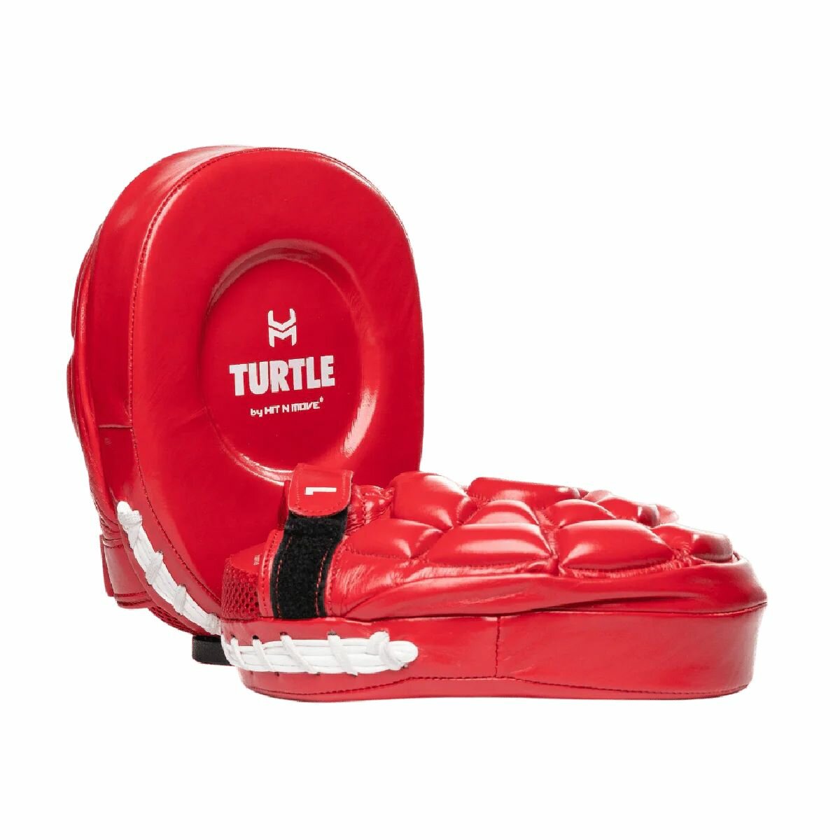 Лапы боксерские HIT N MOVE TURTLE PUNCHING MITTS, красные