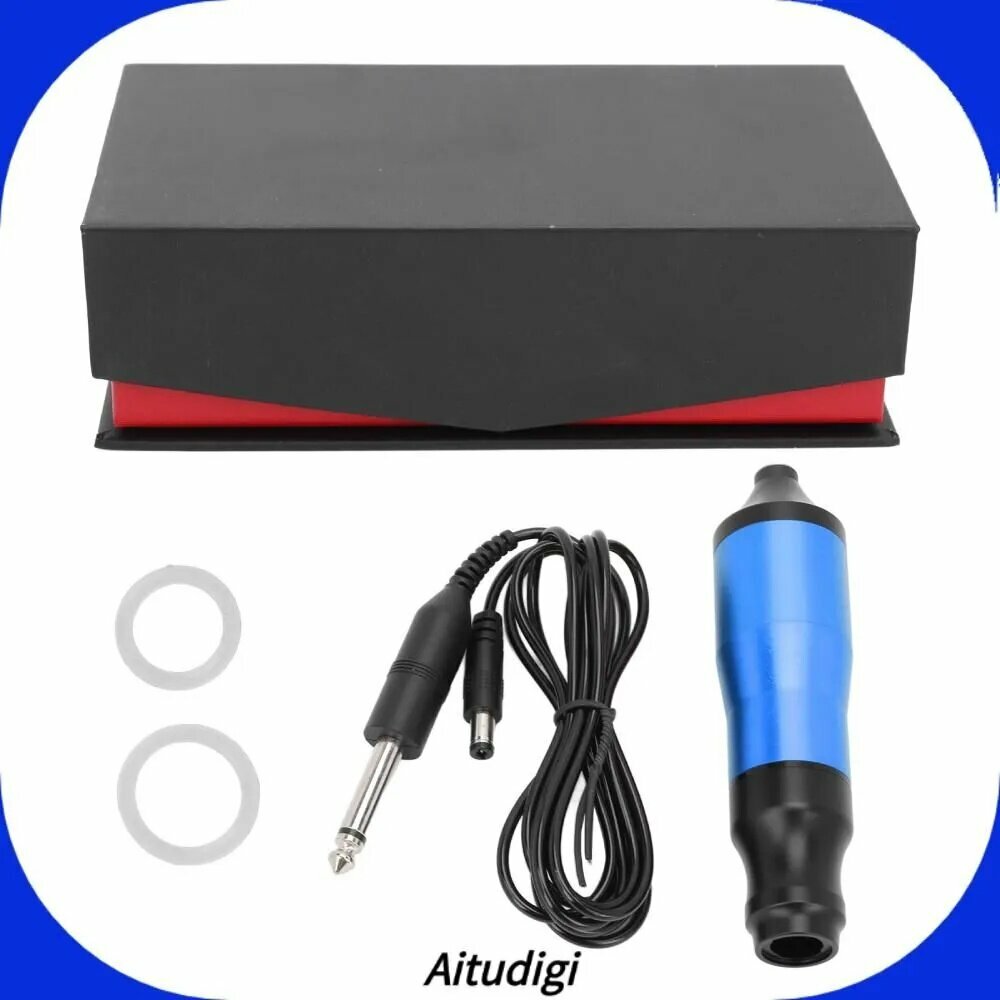 Ротационная татуировка ручка, алюминиевый корпус, мощная работа для тату-мастеров