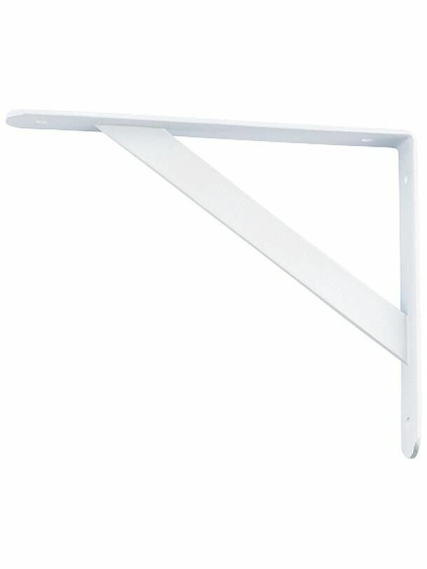 Кронштейн усиленный, 500 х 350 х 30 х 4 мм, белый Сибртех 94048