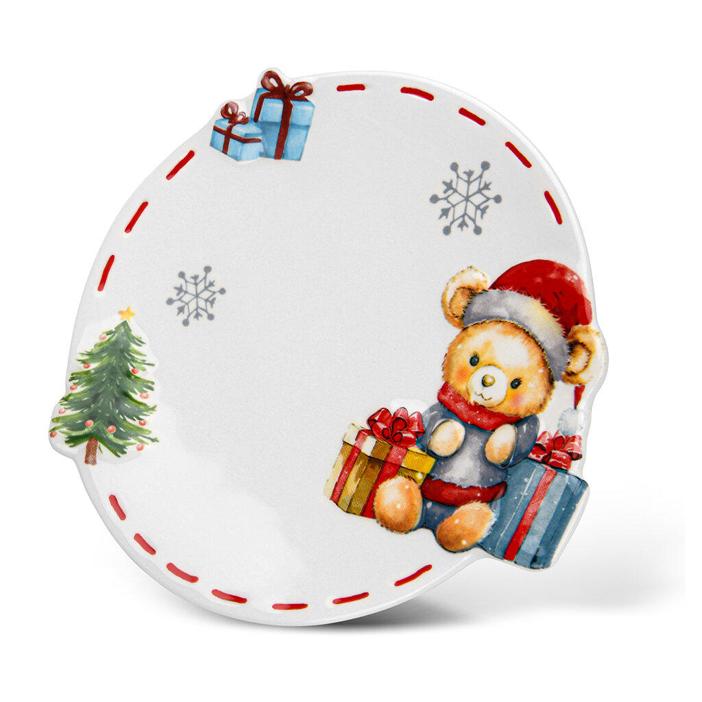 Десертная тарелка 15 см Merry Christmas арт. 0370