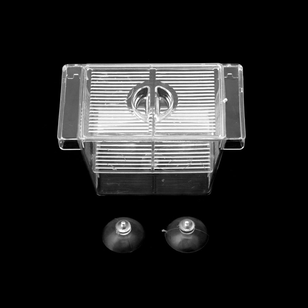 Aquarium Pet Fish for Guppy Double Freeding Breeder Reave Box Headery S/