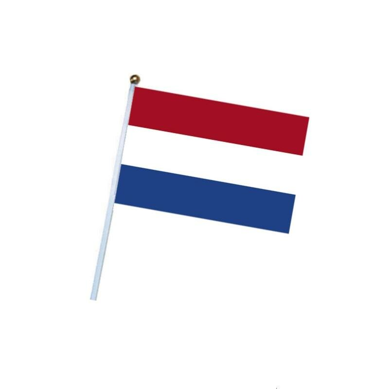 50шт/Set Country Country International World Stick Flag рука с небольшим мини -вымпелом, - Голландский 04