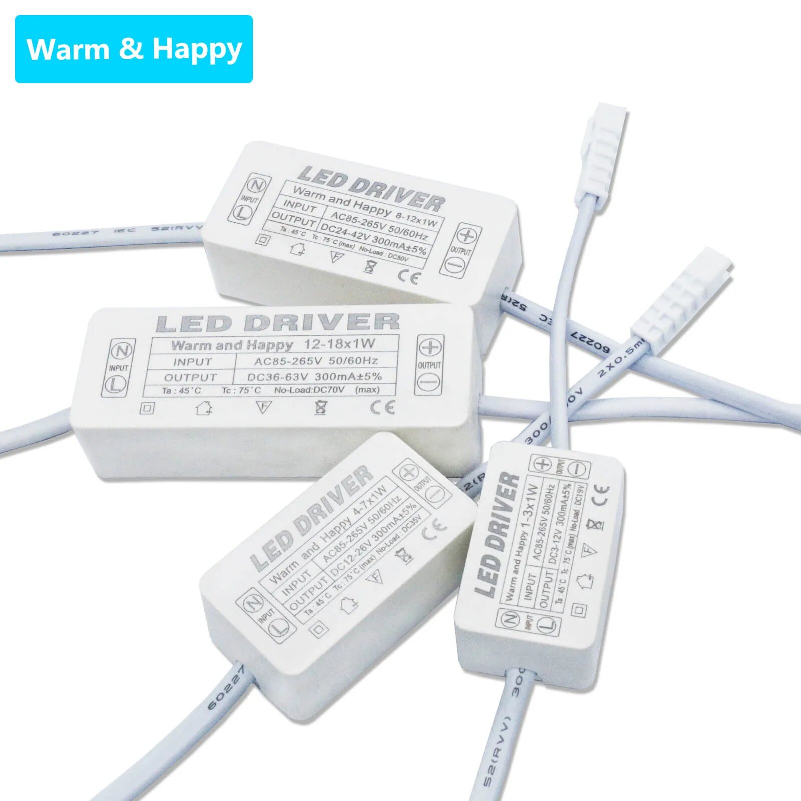 Светодиодный драйвер warm and happy 220В 3-36Вт 250mA, 25-36W