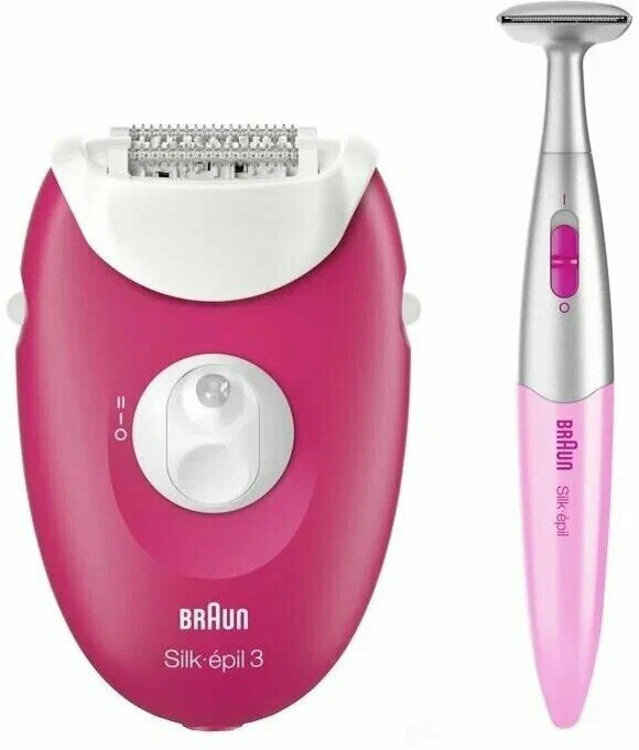 Braun Silk-epil 3-3420 & Bikini Trimmer + стайлер для бикини / Эпилятор / SE3-3420 00-00002197