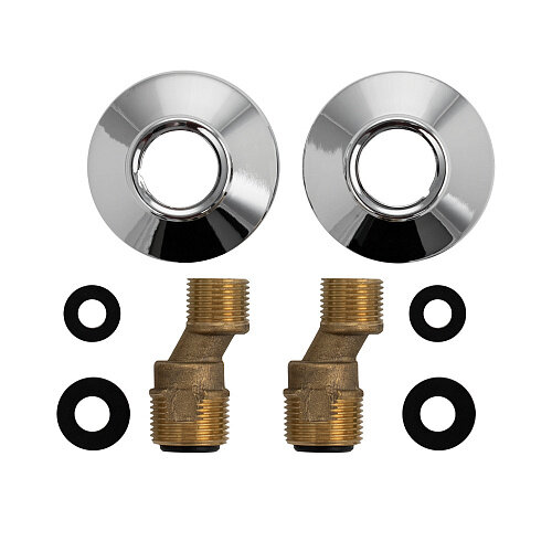 Комплект: 2 эксцентрика + 2 чашки модель, SENATOR, латунный MAK 6636