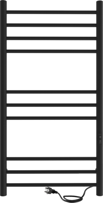 Полотенцесушитель электрический Indigo Line Trinity LСLTE100-50BRRt черный муар