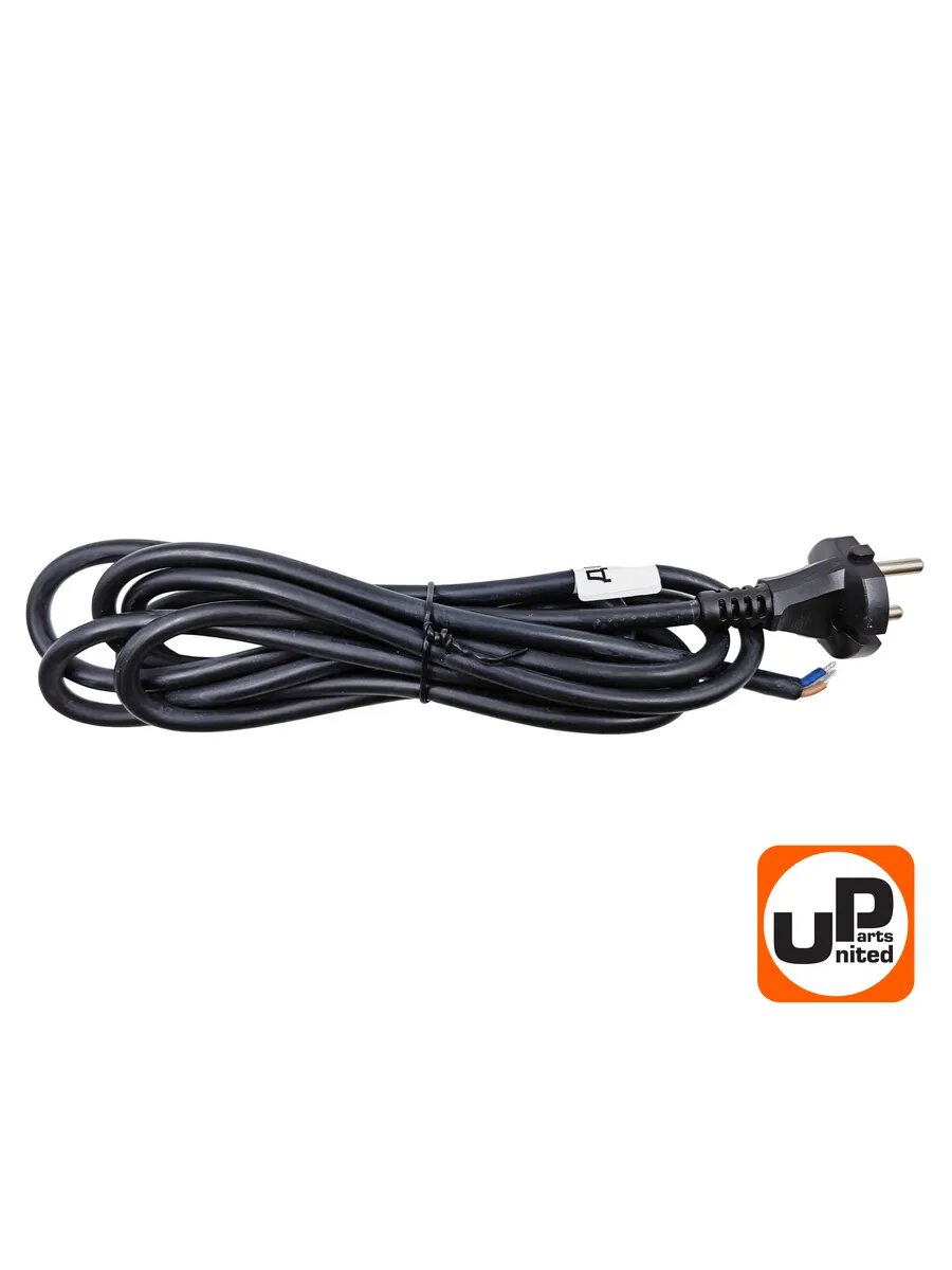 Шнур сетевой 2×1,5 мм. кв. - 2,5 м, ПГА-ВП (медь, термоэлас