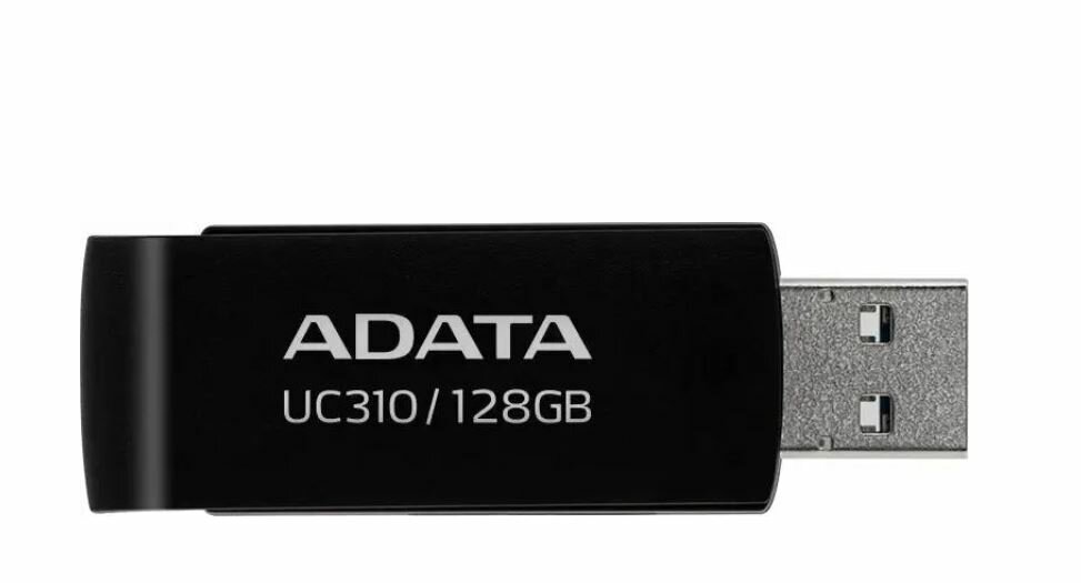 USB Flash A-Data UC310, 128GB, черный [UC310-128G-RBK]