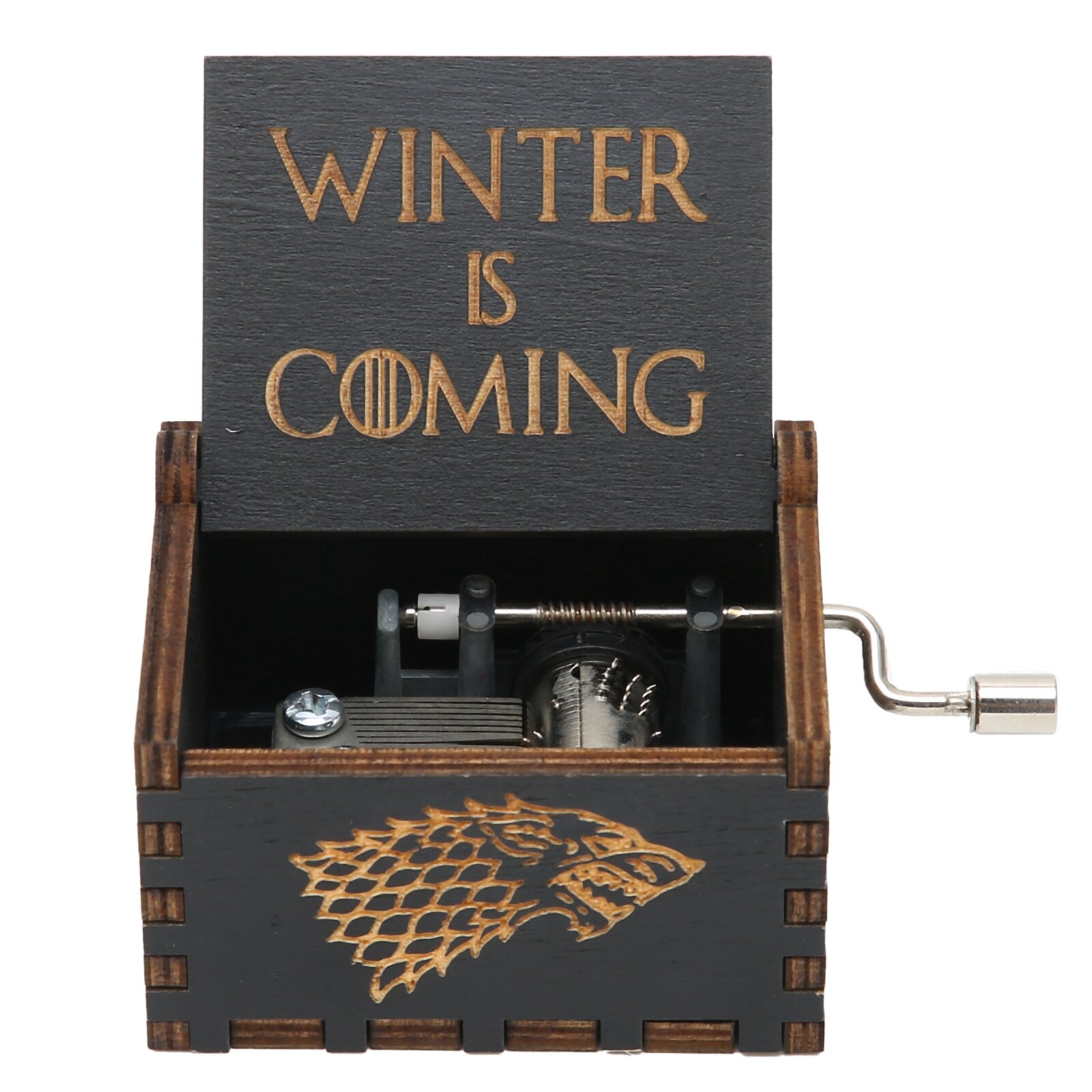 Музыкальная шкатулка из сосны, ручная работа, прозрачная мелодия, маленький размер, портативная деревянная музыкальная шкатулка для дня рождения, рождественского подарка