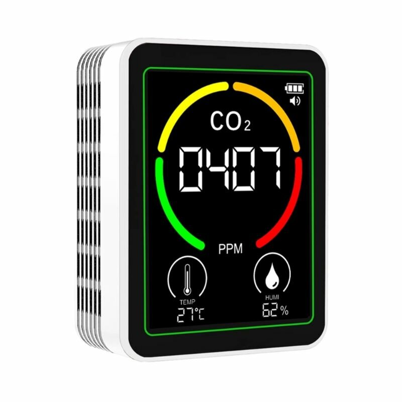 (1 шт.) Датчик CO2 MT03 (аккум. вкл.) - белый