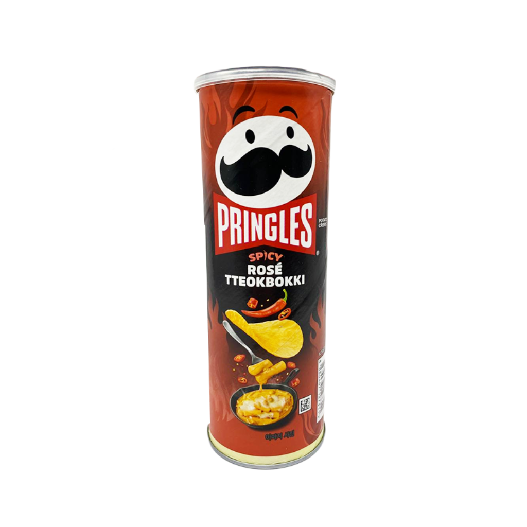 Чипсы картофельные Pringles Spicy со вкусом соуса розе 100 г, Южная Корея