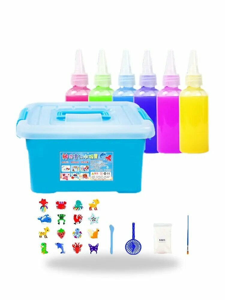 Набор Magic Fairy Water Gel для творчества, 6-18 цветов по 60 мл