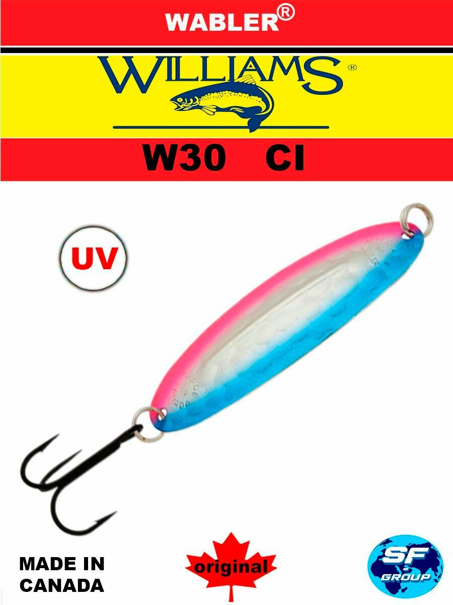 Блесны Williams Wabler W30 CI-CDIC
