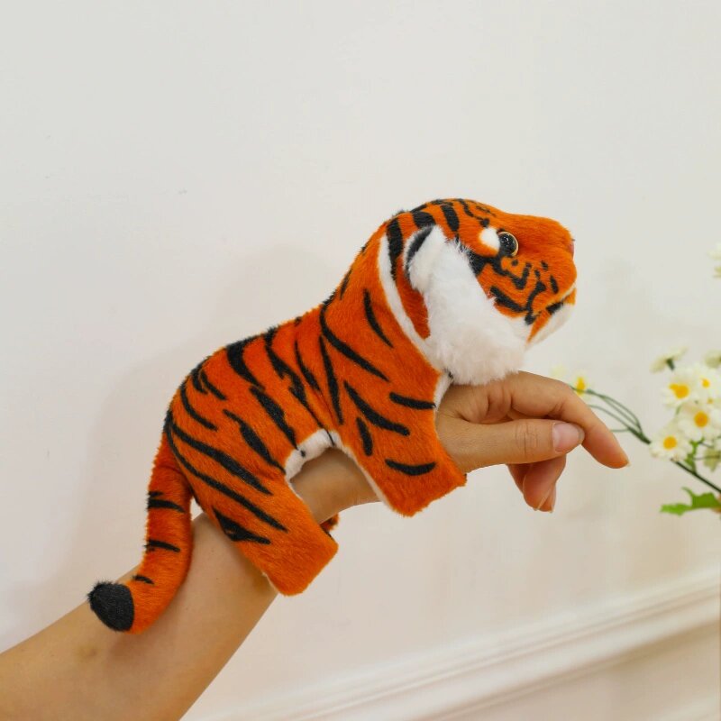 Игрушечный браслет-обнимашка в виде тигра, подарок на День защиты детей для мальчиков и девочек, браслет с динозавром и