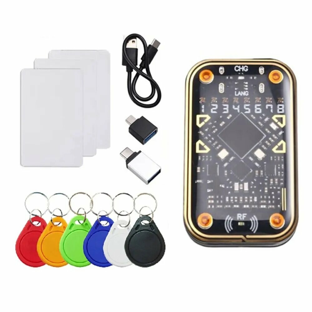 Chameleon Ultra V2.0 RFID Ultimate Emulator + брелок с 3 CUID и 6 UID