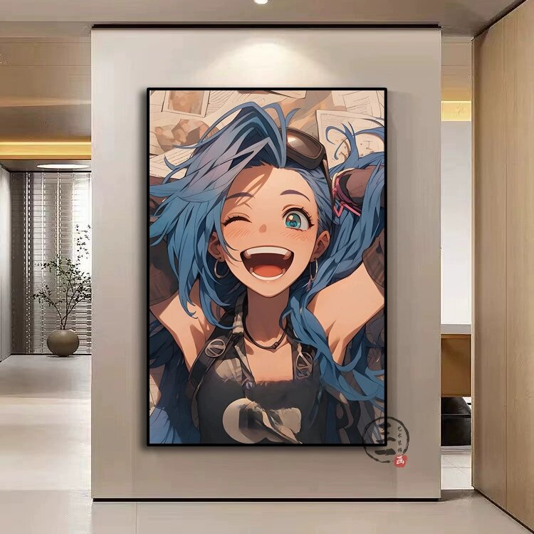 LOL Jinx League of Legends Rampage Лолита Живопись