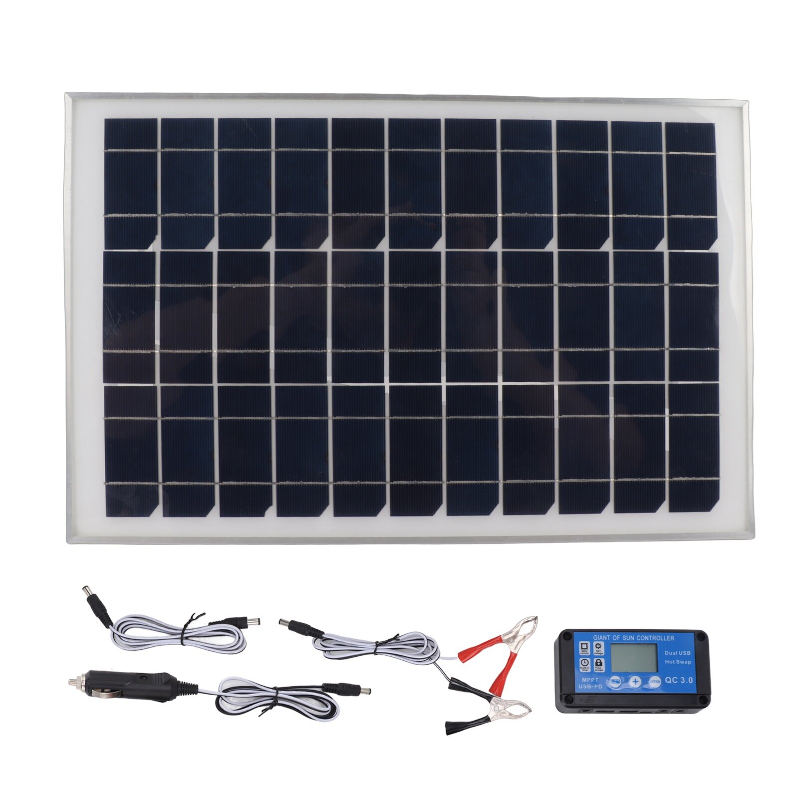 100 Вт 18 В портативная солнечная панель комплект 100 Вт 18 -вольт монокристаллическая портативная солнечная панель для автомобилей. Самолеты Самолеты на открытом воздухе посадка сельского хозяйства Туризм