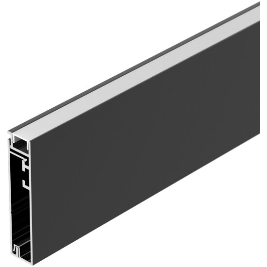 Профиль Arlight PLINTUS-H55-2000 BLACK (, Алюминий)