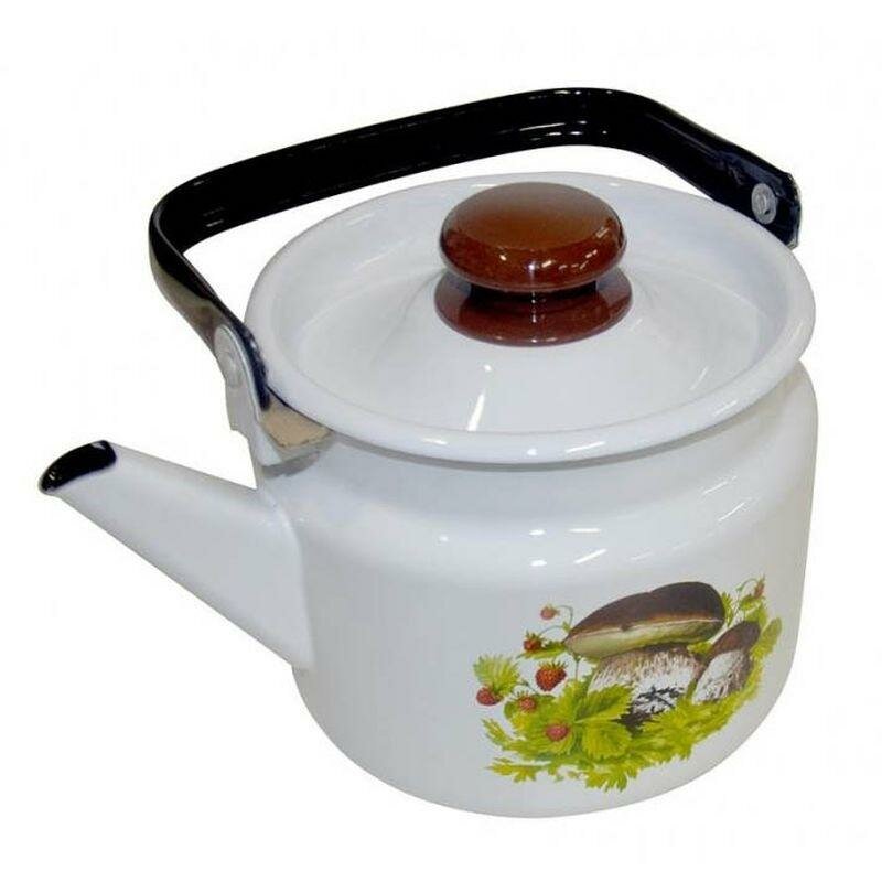 Чайник эмаль 2.0Л грибная поляна лысьва