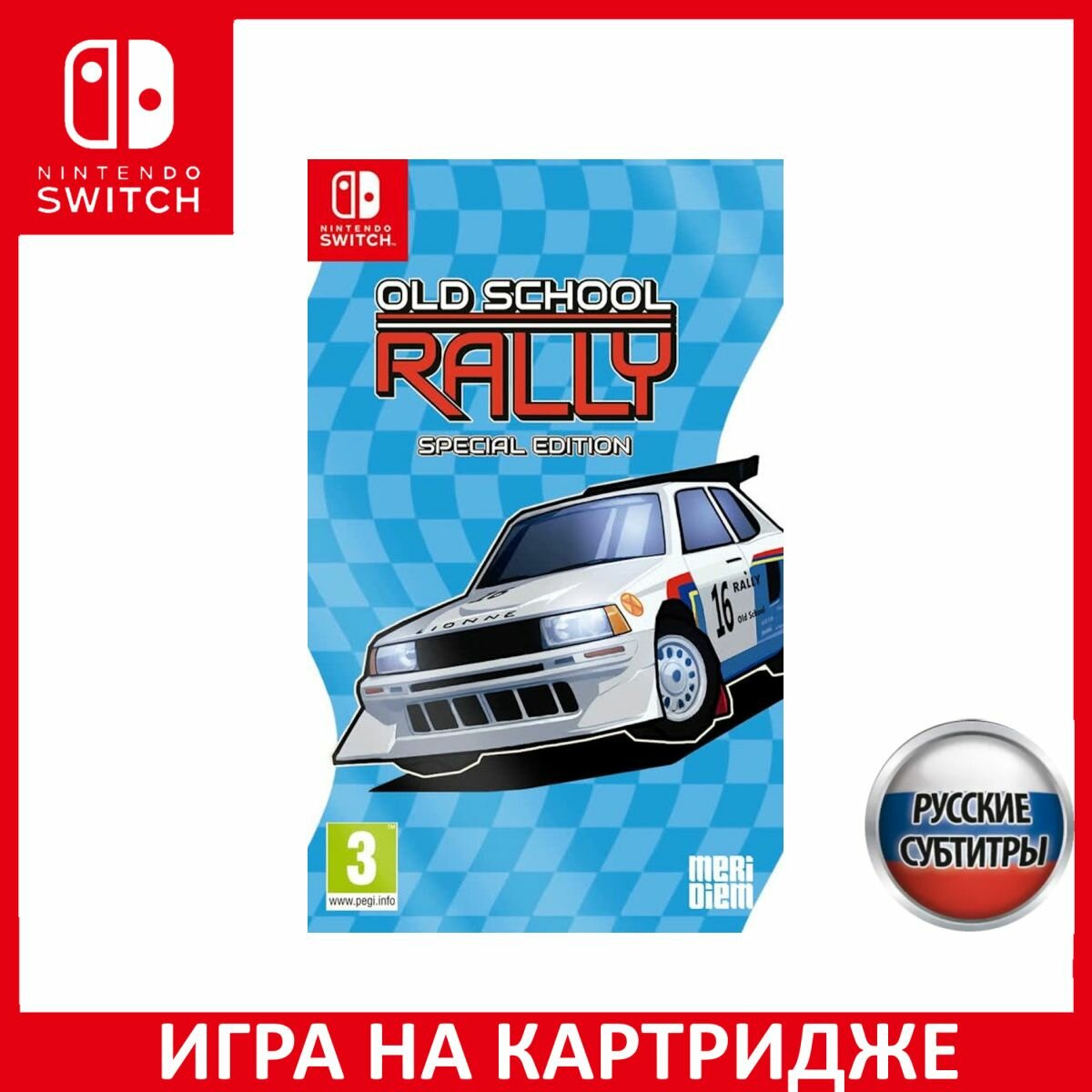 Игра Old School Rally Special Edition Switch Русская Версия Картридж на Nintendo Switch