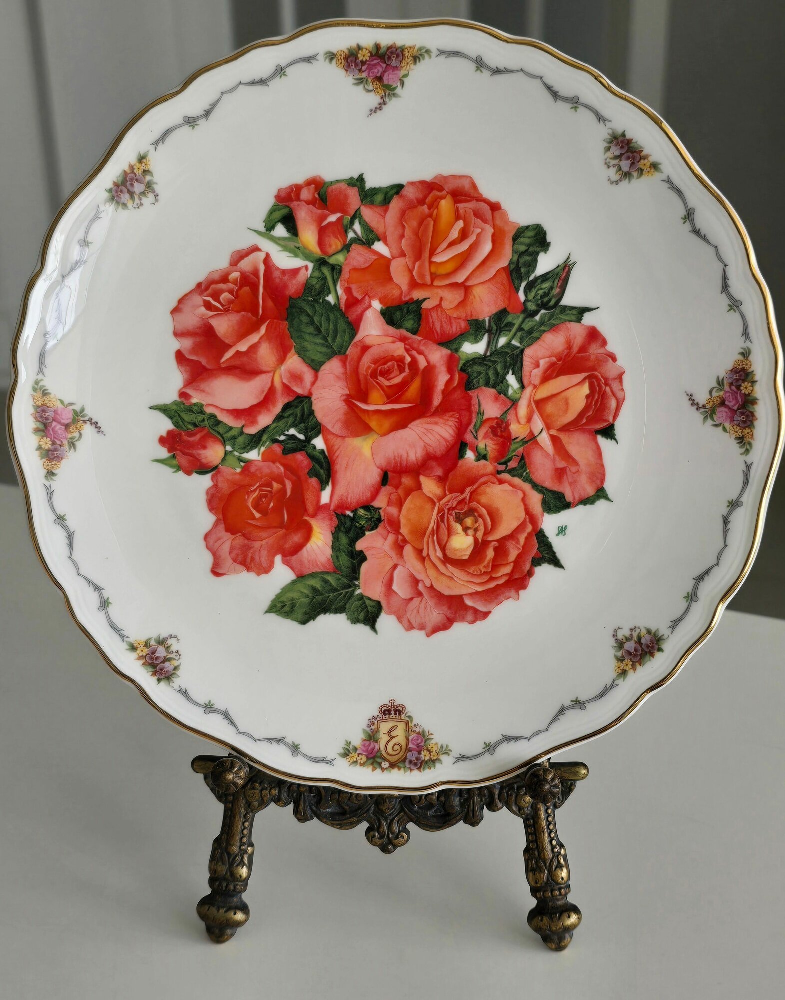 Коллекционная английская тарелка