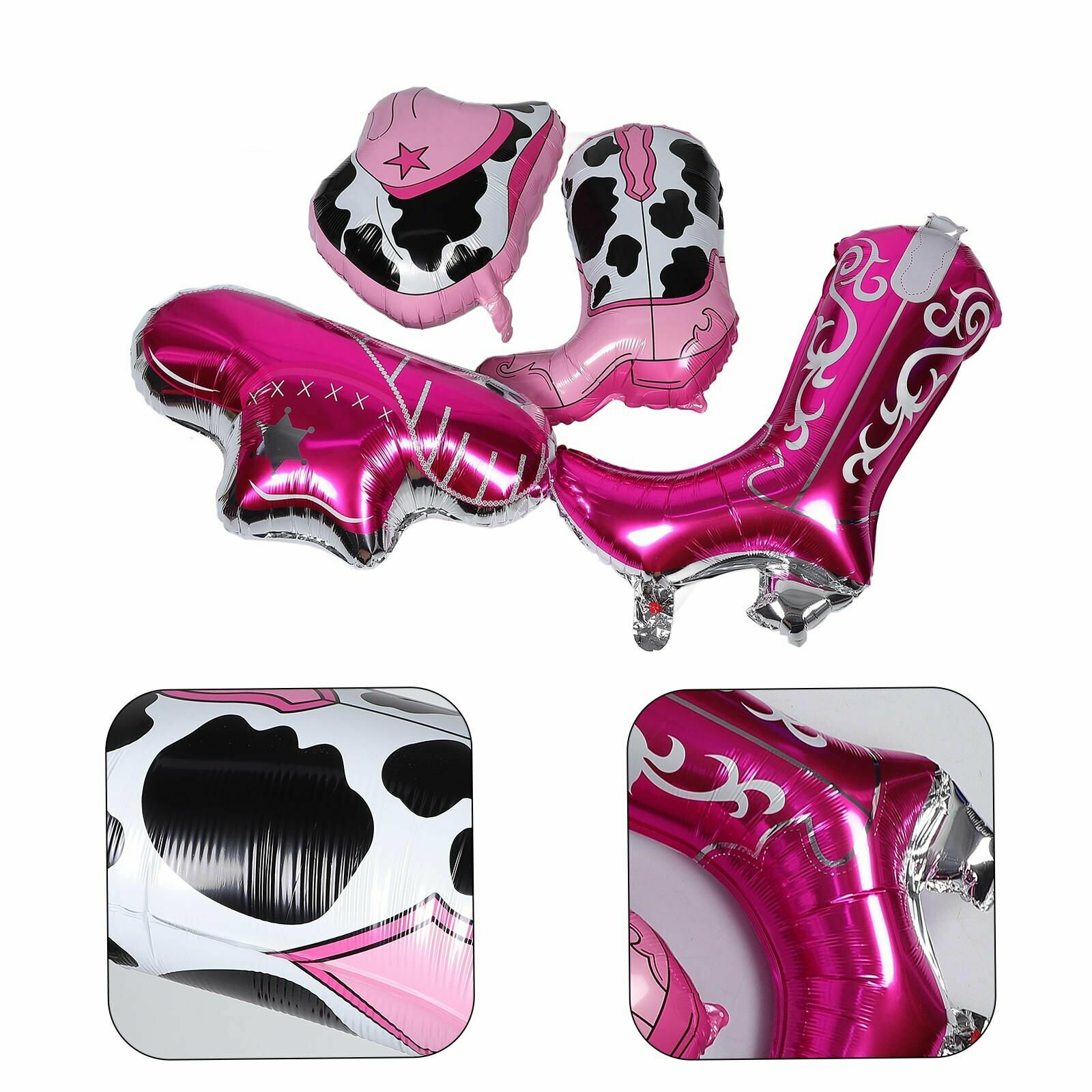 4 Штуки Баллоны В Ковбойском Стиле Для Декора Праздничной Вечеринки 50.00X48.00X48.00Cm