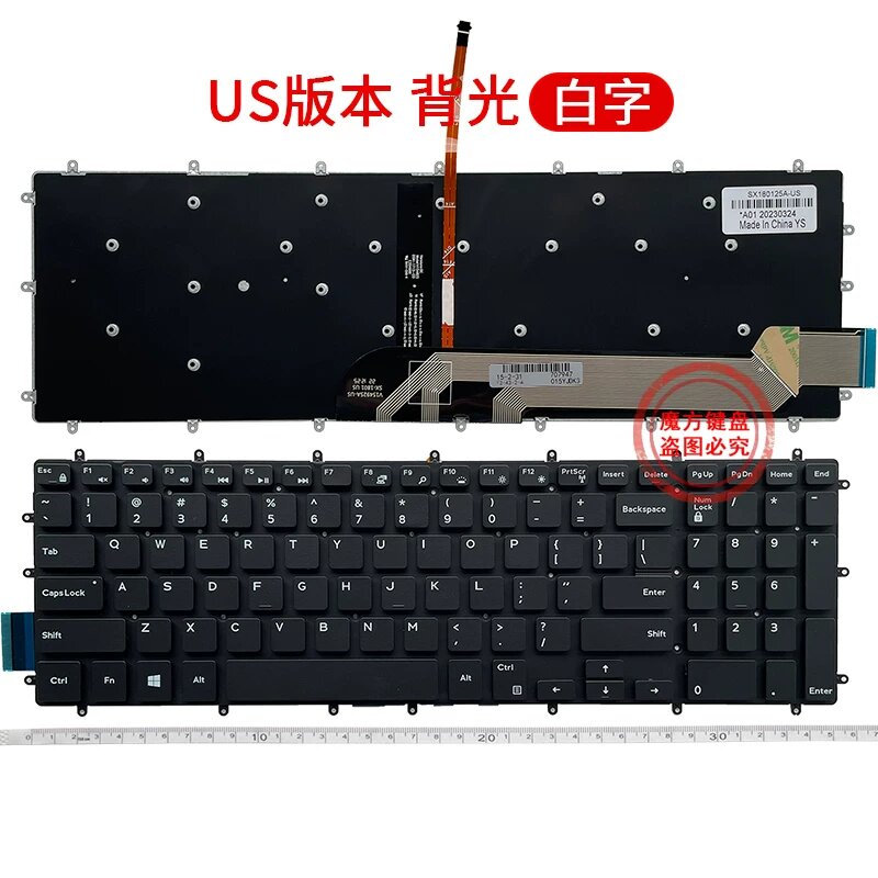 P35E007 подходит для клавиатуры Dell Inspiron 3785, 3790, 3793, 5565, 5567, 5570, 3595. [Совершенно новый] (Подходящая