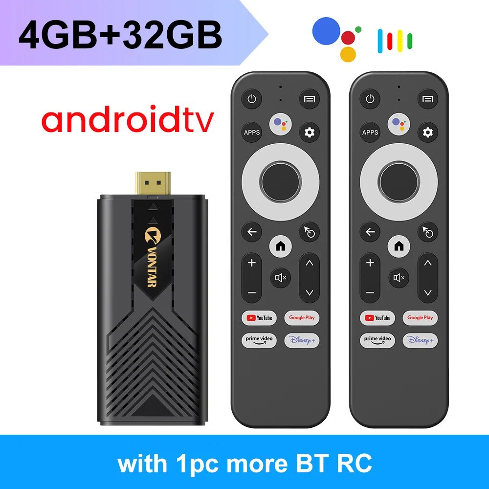VONTAR DQ05 ТВ-приставка Android 13 2ГБ/16ГБ 4G 32G Remote