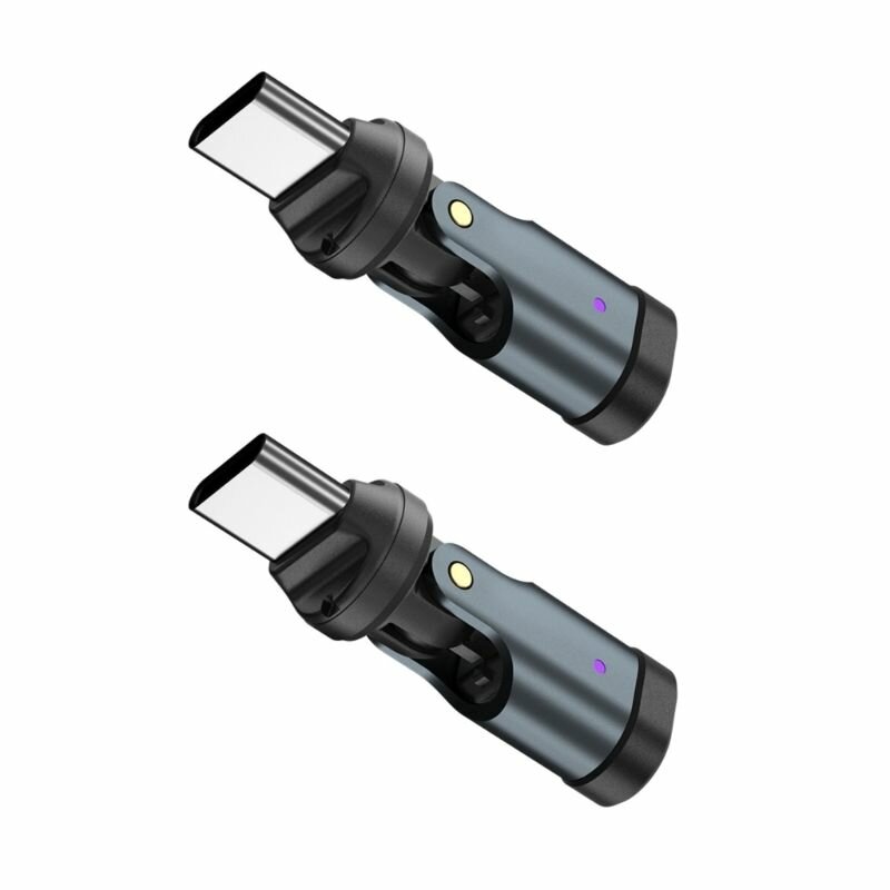 2 поворотных колена USB C540 PD240W для быстрой зарядки адаптеров передачи данных