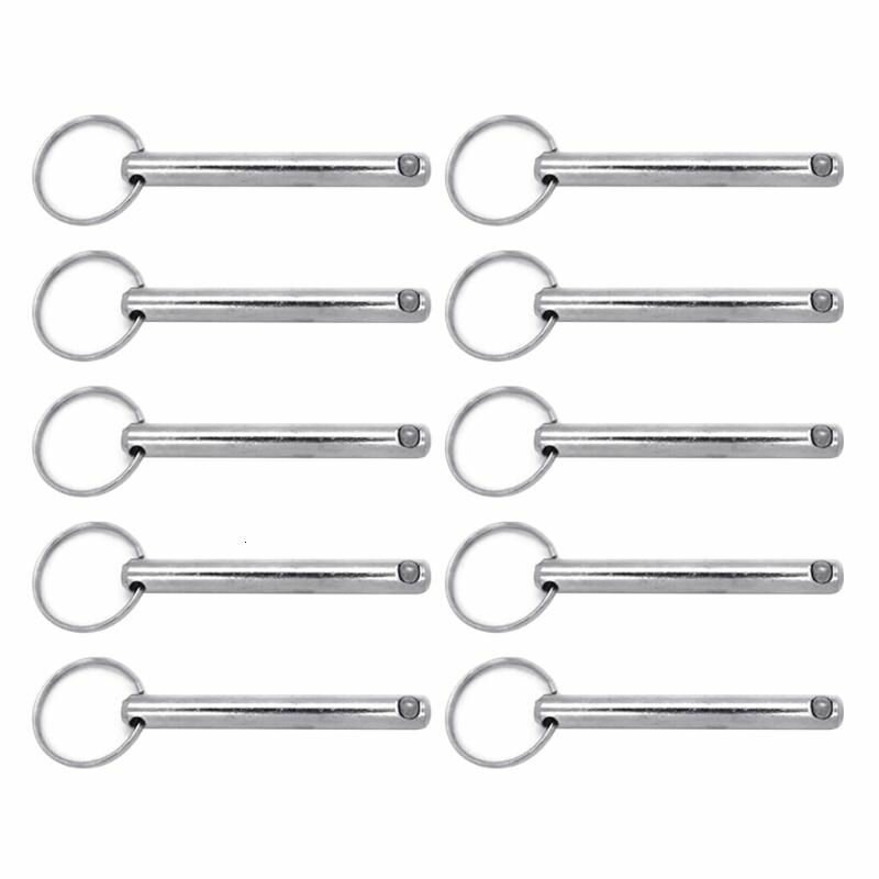 Стальные быстросъемные штифты с кольцом, 6х50мм