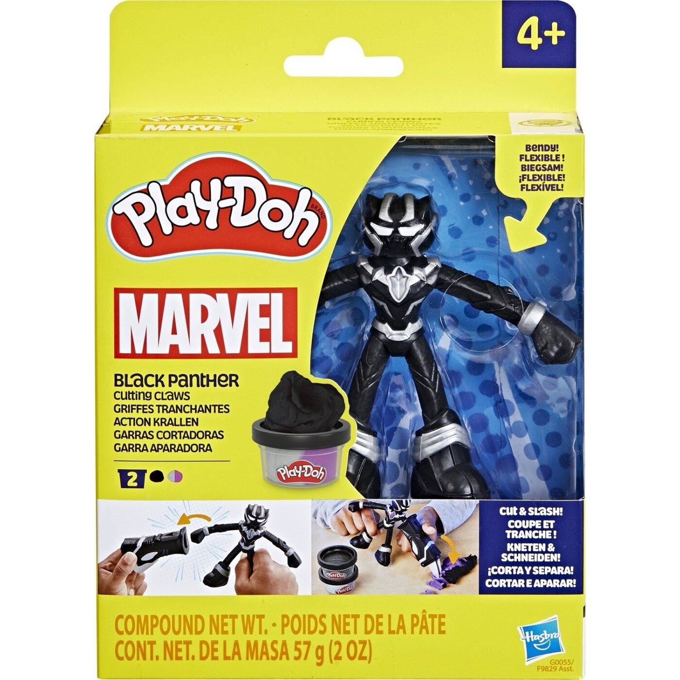 Фигурка Hasbro Play-doh Marvel Black Panther Cutting Claws G0055
