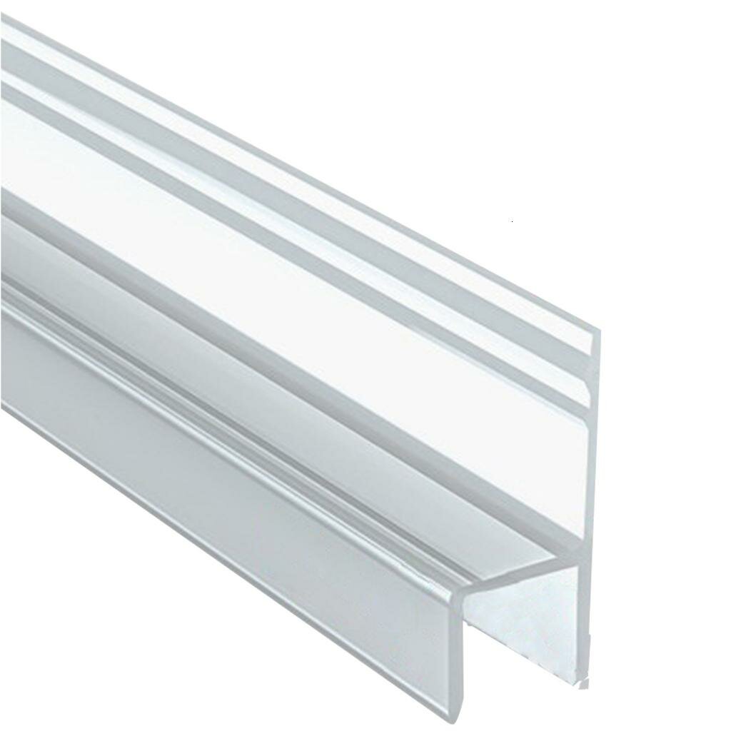 Уплотнительная лента для стеклянной двери в ванную, H-образная, силиконовая, 12mm