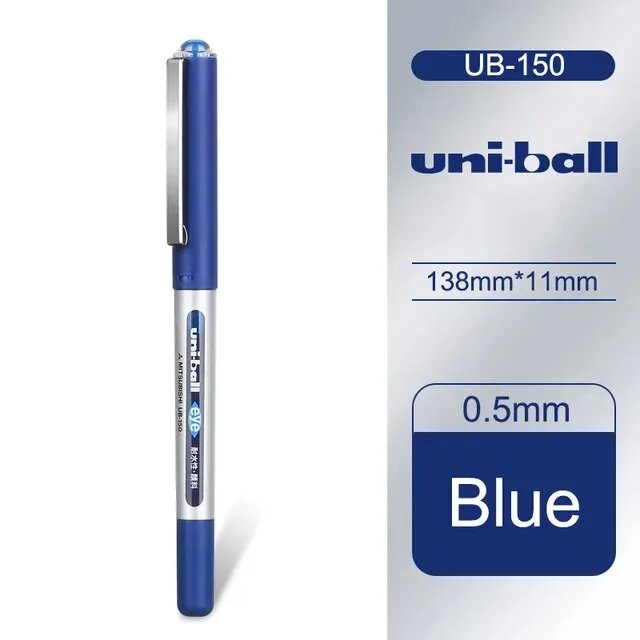 Гелевая ручка Uniball UB-150, синяя 0.5mm