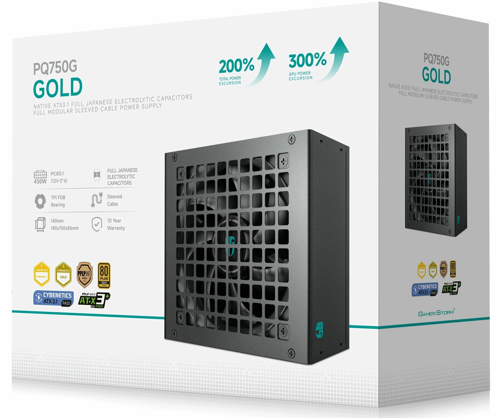 Блок питания Deepcool GamerStorm PQ750G 750W Gold