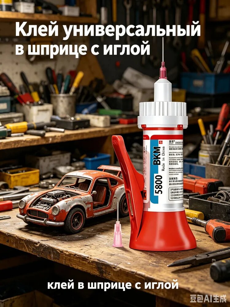 Клей строительный 40 мл 0.04 кг, 1 шт.