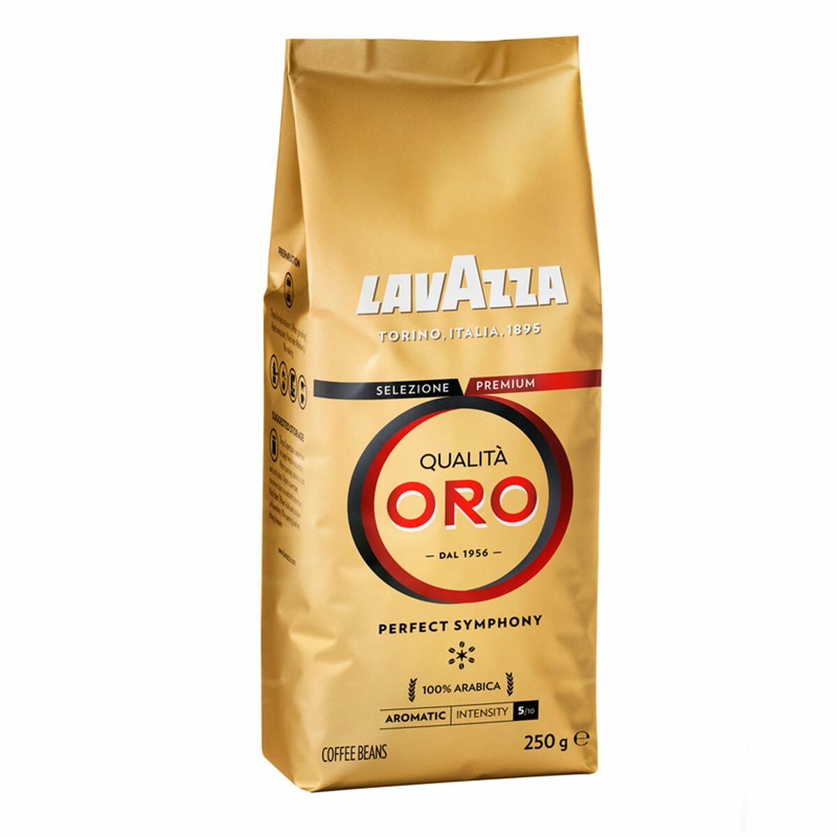 Кофе в зернах Lavazza Qualita Oro, вакуумный пакет, 250г (2051), 20 уп.