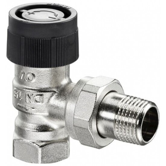 Вентиль Oventrop серия A, термостатический (под термоголовку), угловой, DN-15, 1/2", 1/2", ВН