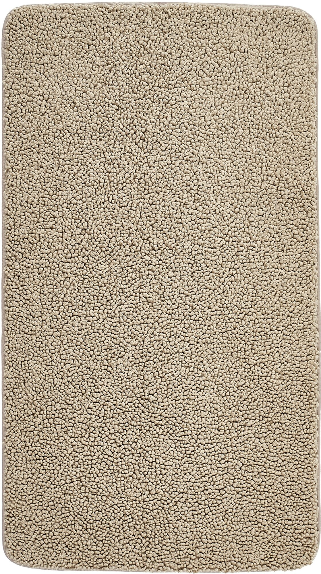 Коврик из искусственного кроличьего меха букле "Teddy бежевый" 120х180 см