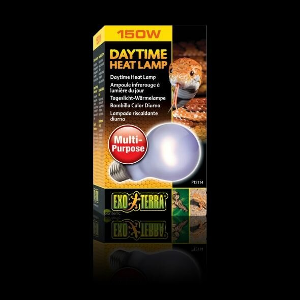 Греющая лампа для рептилий с широким лучом Hagen Exo-Terra Daytime Heat Lamp, 150Вт