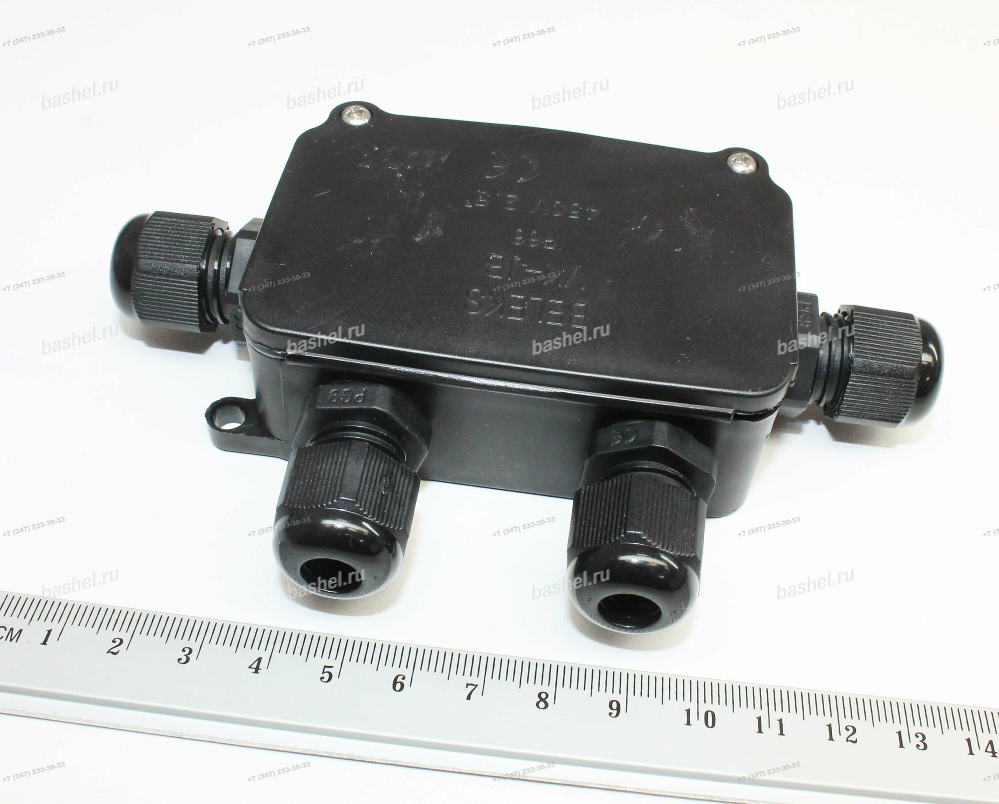 BOX-4 IP65 3pin CA10-4P 10A/450V, Коробка распределительная, RUICHI