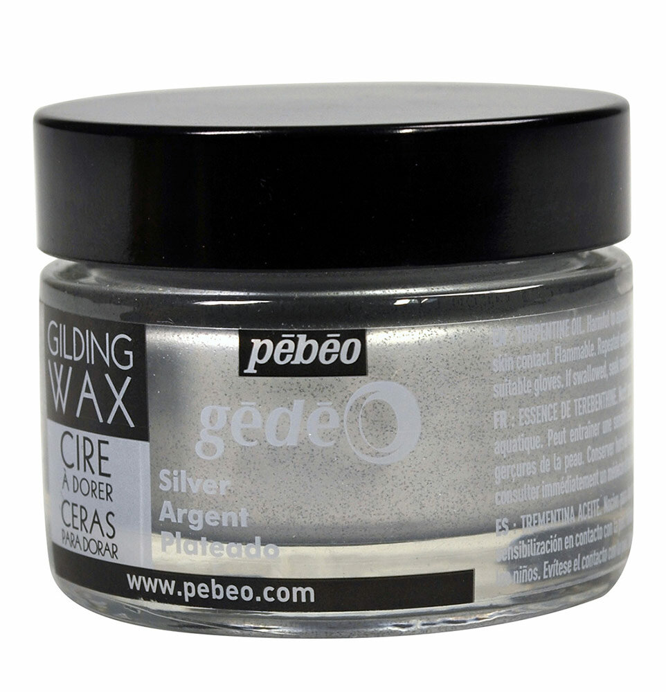 Воск для золочения Pebeo (вакса), Gedeo, 30 мл, под серебро