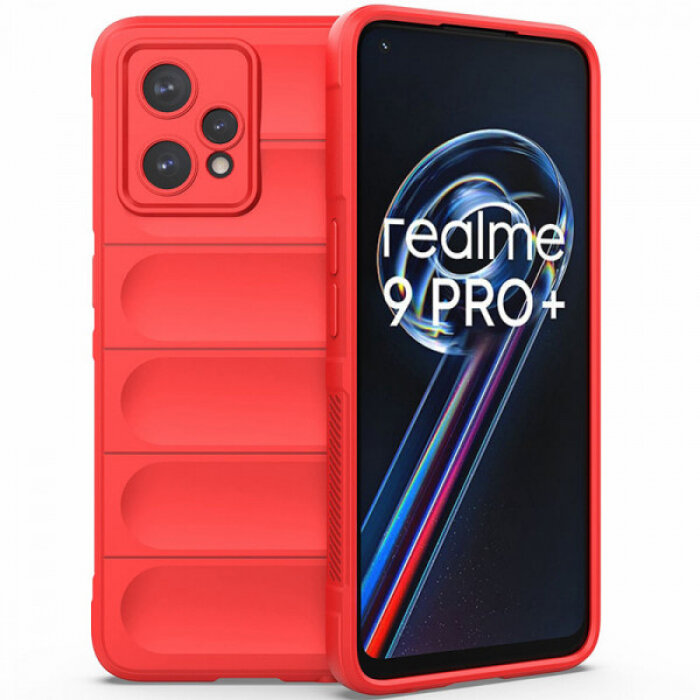 Flex Silicone Противоударный чехол для Realme 9 4G, 9 Pro Plus, Narzo 50 Pro с защитой камеры и микрофиброй