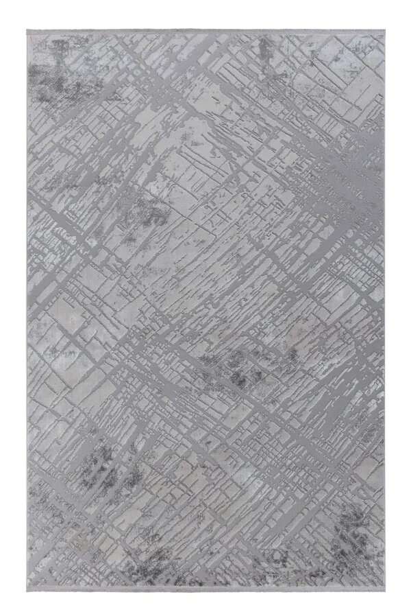 Ковер турецкий на пол в гостиную в спальню 160х230 см белый современный ворс 10 мм 282653 ковренок