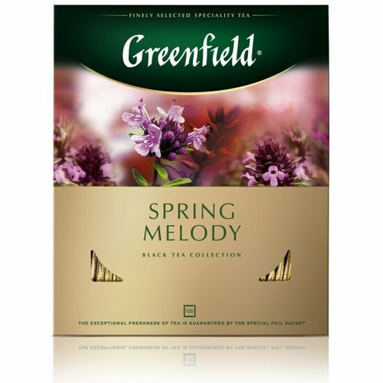 Чай черный GREENFIELD Spring Melody, 100пак
